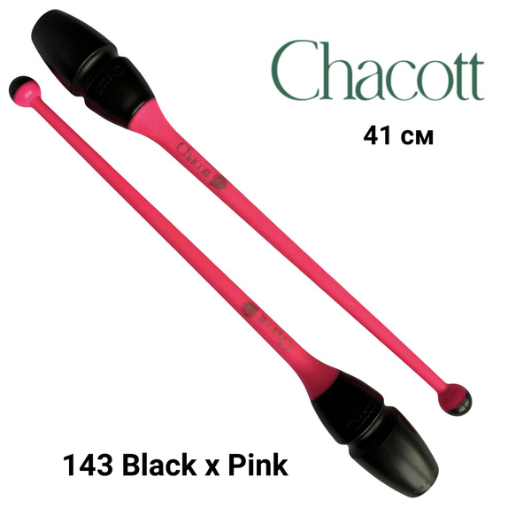 Булавы Chacott комбинированные 41 см Черный-Розовый (143 Black x Pink) - купить по низкой цене в ...