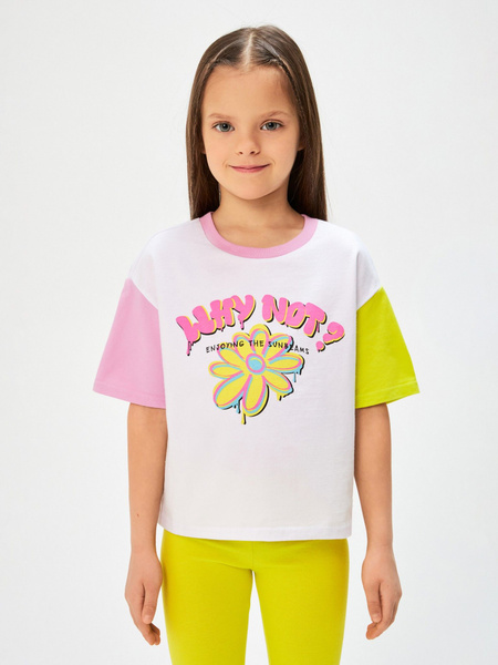 Футболка Acoola, размер 164, цвет белый, желтый, хлопок 100% - купить по выгодной цене в ...