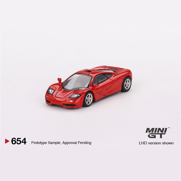 Машинка TSM Mini Gt 1/64 #654 McLaren F1 Red Die-cast Alloy Car Model ...