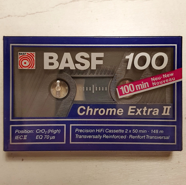 BASF Аудиокассета Chrome Extra II 100, 100 мин - купить с доставкой по выгодным ценам в интернет ...