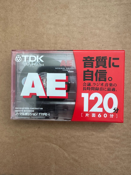 Аудиокассета TDK AE 120 - купить с доставкой по выгодным ценам в интернет-магазине OZON (1520034960)