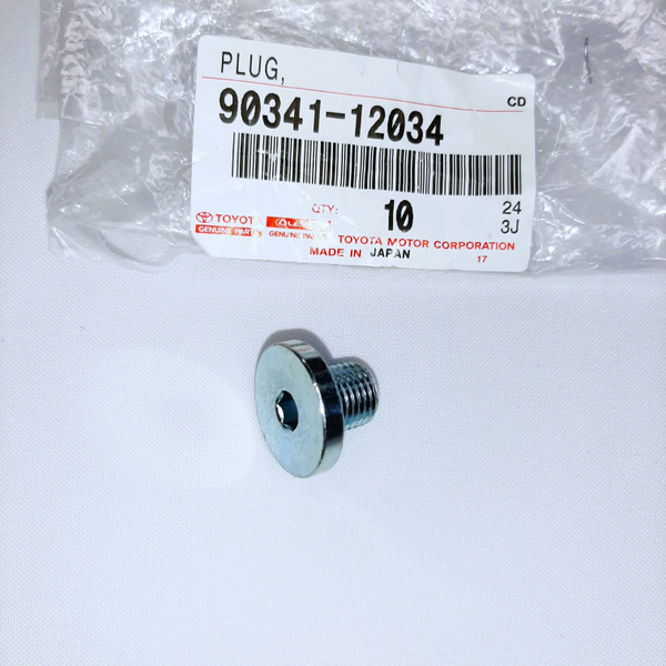 Болт сливной поддона АКПП Toyota 9034112034 - Toyota арт. 9034112034 ...