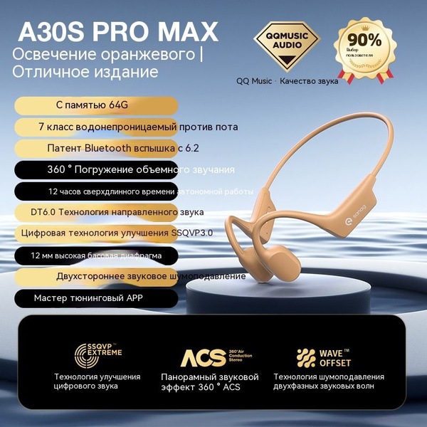 Bluetooth-гарнитура lmkl sanag-A30SPRO-orange-64G - купить по выгодной ...