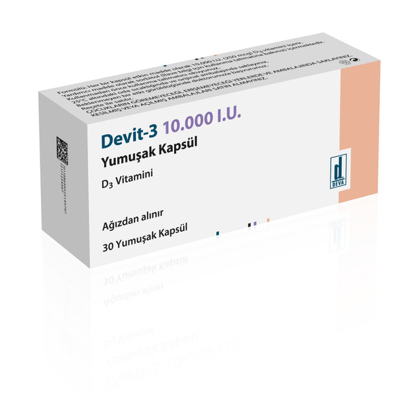 Характеристики Devit-3 10000 IU/ml, Витамин Д3 Девит в капсулах 10000 МЕ, 30 капсул Devit ...