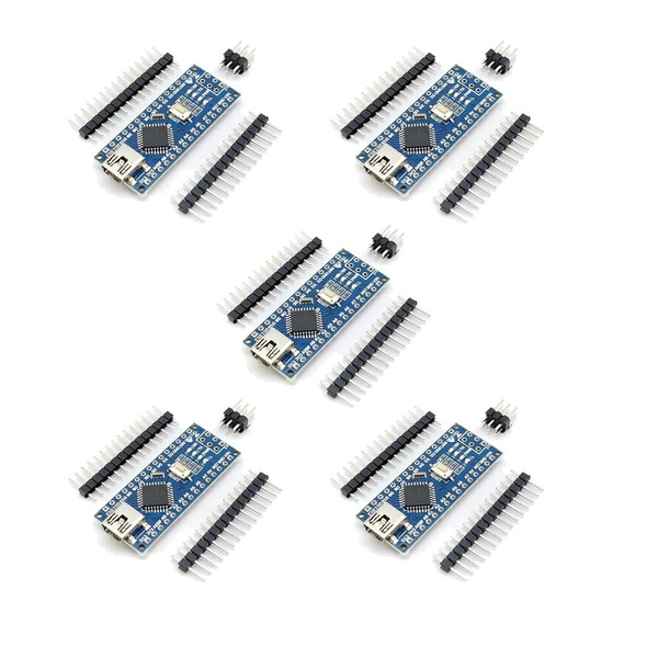 5шт Плата Arduino Nano V3 0 Mini Usb Atmega328p Ch340 не запаяна