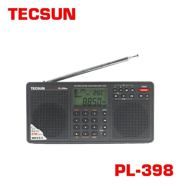 Магнитола Tecsun PL-398 MP с LW, MW-радио - купить по доступной цене в ...