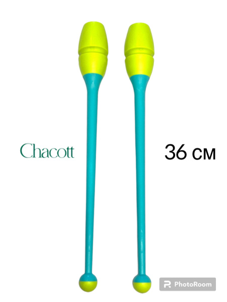 Булавы резиновые Chacott 36 см салатовый-мятный цвет: 334 - купить по низкой цене в интернет ...