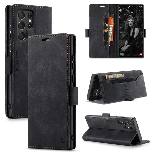 Autspace Кожаный чехол для Samsung Galaxy S22 Ultra (Самсунг Галакси ...