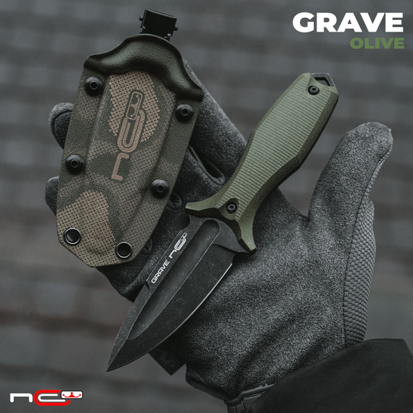 Нож туристический N.C.Custom Grave G10 Olive - купить с доставкой по ...
