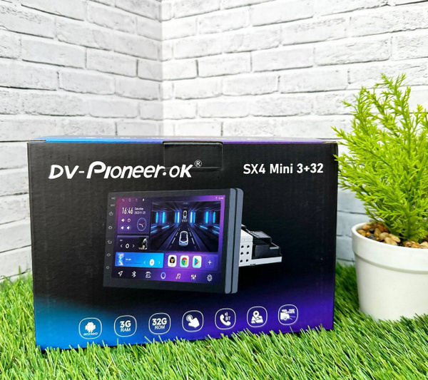 Автомагнитола DV Pioneer OK SX4 Mini 3/32 Гб Bluetooth AUX USB 7 дюймов1 DIN - купить в интернет ...
