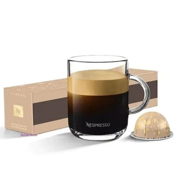 Кофе в капсулах Vertuo Nespresso Infiniment Gourmand, 10 капсул 230 мл ...