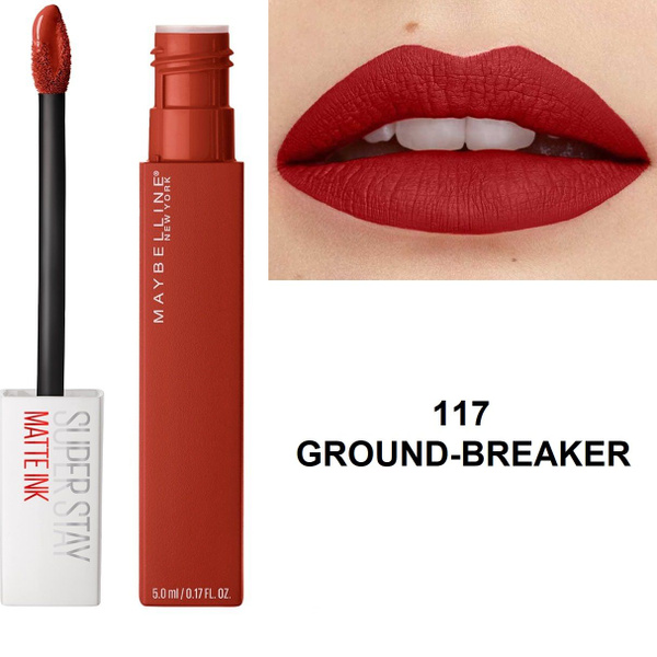 Maybelline New York Помада для губ Super Stay Matte Ink, тон 117 Ground ...