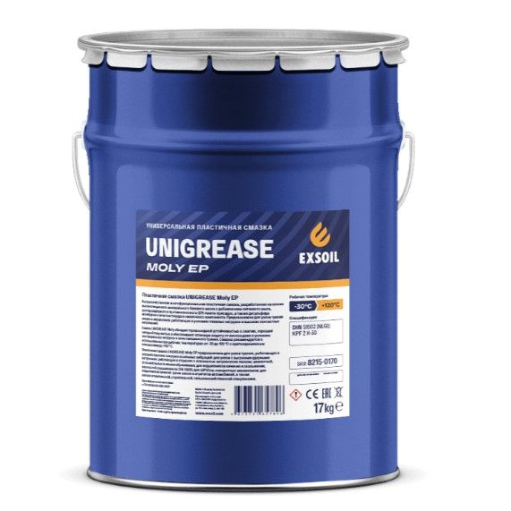 Смазка универсальная консистентная Exsoil UNIGREASE Moly EP2, 17 кг - купить в интернет-магазине ...