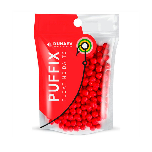 Пуфы DUNAEV PUFFIX 4-6мм красные клубника 20гр - купить с доставкой по выгодным ценам в интернет ...