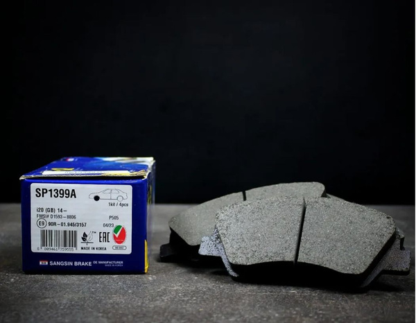Колодки тормозные Sangsin Brake SP1399A Внутри - купить по низким ценам ...
