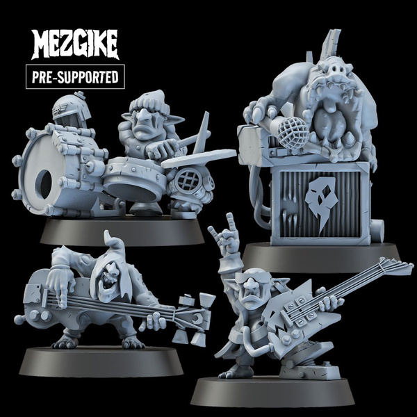 Характеристики Миниатюры Runt Rockers FullSet 4 фигурки(DnD,Warhammer ...