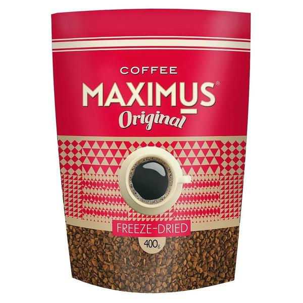 MAXIMUS Кофе растворимый сублимированный, 400 г - купить с доставкой по ...