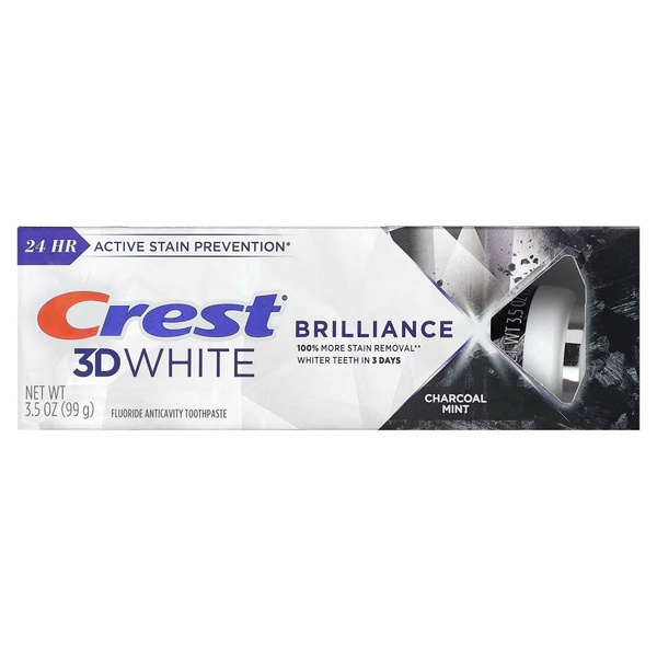 Зубная паста CREST 3D WHITE BRILLIANCE charcoal mint, 99 гр. - купить с ...