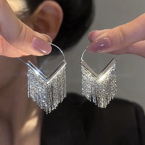 AVADEN Серьги подвески купить на OZON по низкой цене (1576081494)