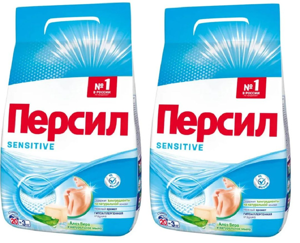 Персил Стиральный порошок 6000 г 40 стирок Для цветных тканей, Для ...