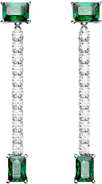 Длинные серьги Swarovski Matrix купить на OZON по низкой цене (1579465706)