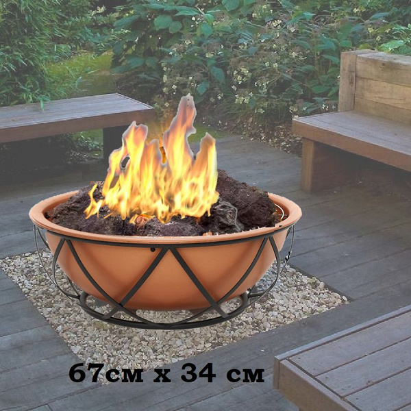 Костровая чаша Hugett кострище - купить по доступным ценам в интернет-магазине OZON (808649104)