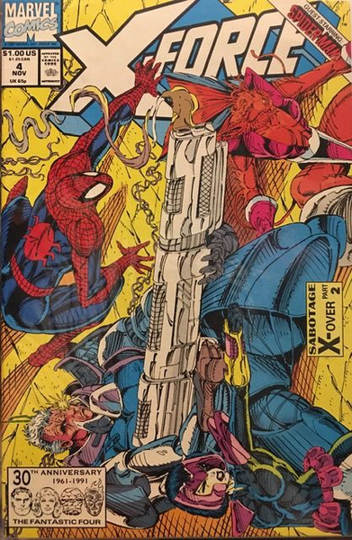 X Force #4 Sabotage X-over Part 2. Официальный комикс на английском ...