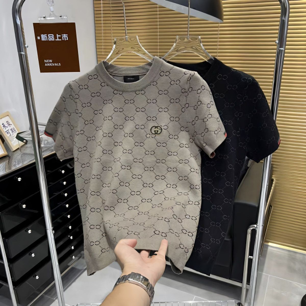 Футболка Gucci размер 48 цвет светлый хаки 98 хлопок купить по выгодной цене в интернет