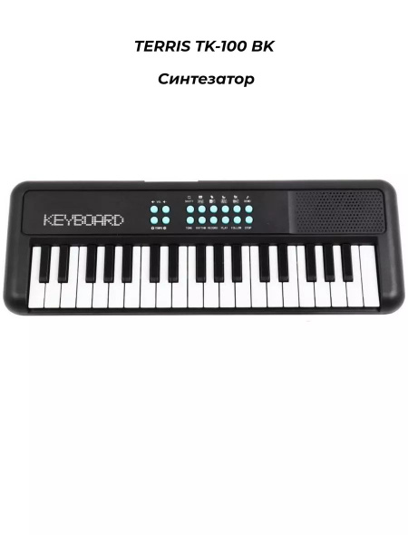 TERRIS TK-100 BK - Синтезатор - купить с доставкой по выгодным ценам в ...