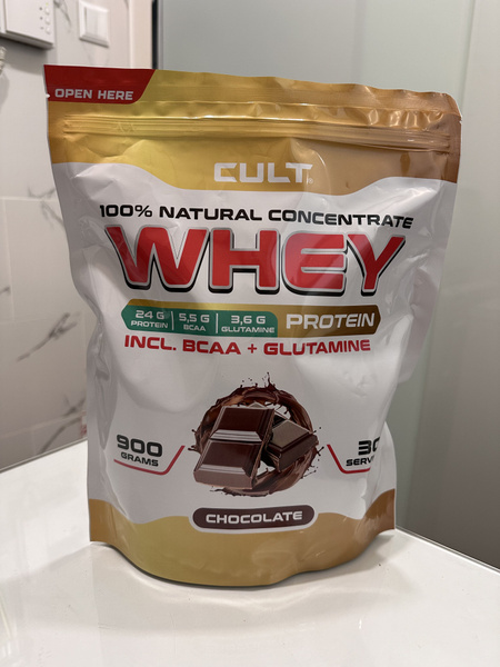 Протеин сывороточный Cult Whey Protein 80 - 900 грамм, шоколад - купить ...