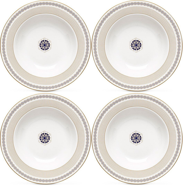 Набор тарелок Pozzi Milano 1876, Фарфор, диаметр 21.5 см - купить по ...