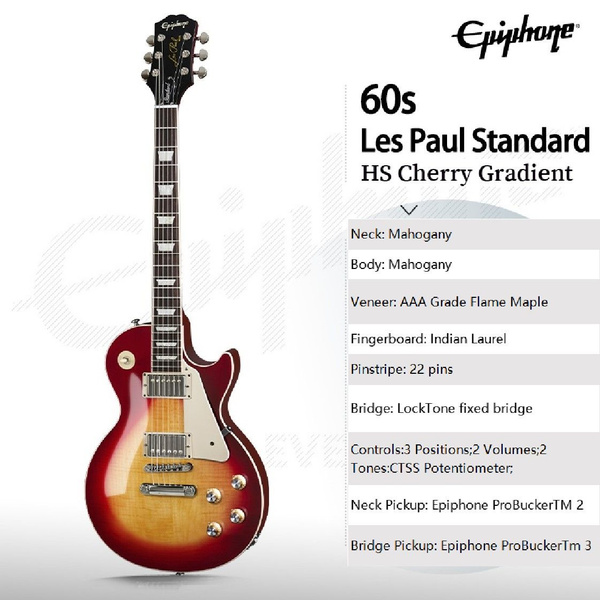 Электрогитара EPIPHONE 60s Les Paul Standard(Gibson Авторизованный)_HS ...