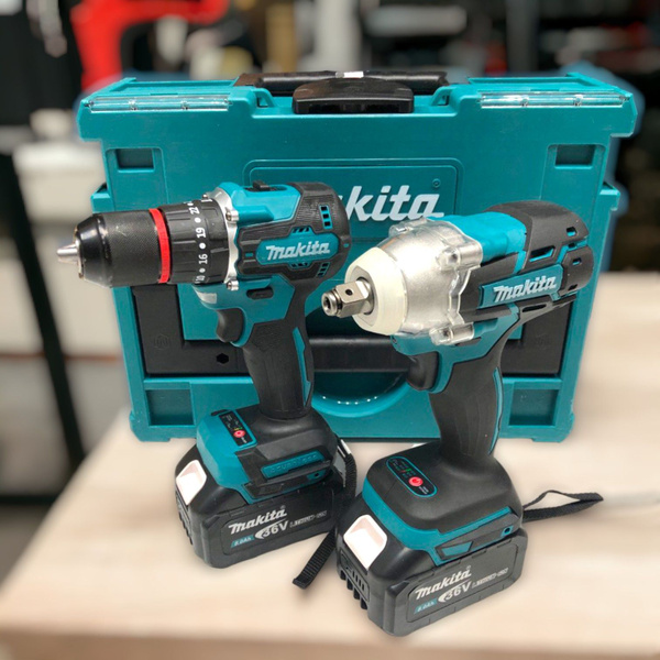 Набор 2 в 1 гайковерт аккумуляторный, шуруповерт 36V - купить с ...