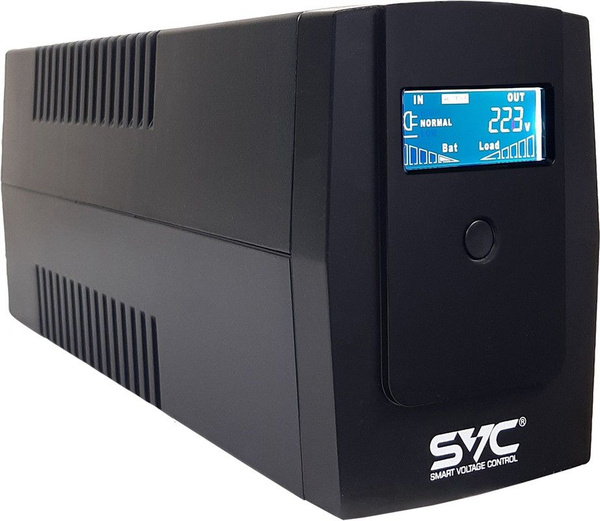 ИБП Линейно-интерактивный (Smart UPS) SVC DL-SVC-V-800-R-LCD, 800 В·А ...