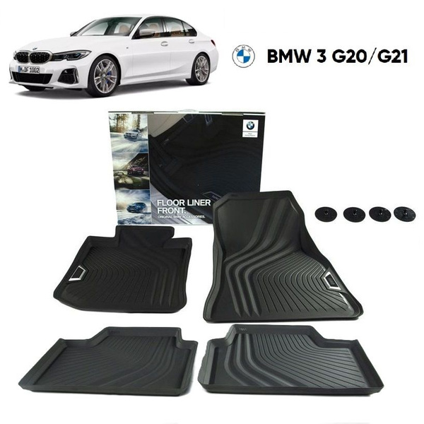 Коврики в салон автомобиля BMW Коврики салона ВМW 3 G20, G21, M3 G80, 4 ...
