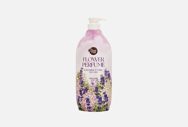 Гель для душа Kerasys Flower Perfume Purple Flower Body Wash, 900 мл ...