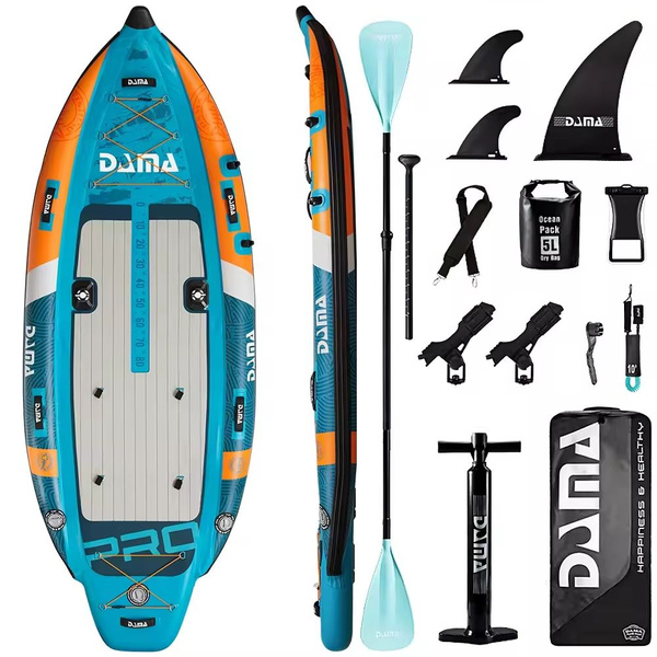 Надувная двухслойная SUP-доска DAMA FISHING KAYAK 10,6" 335*118*20 см ...