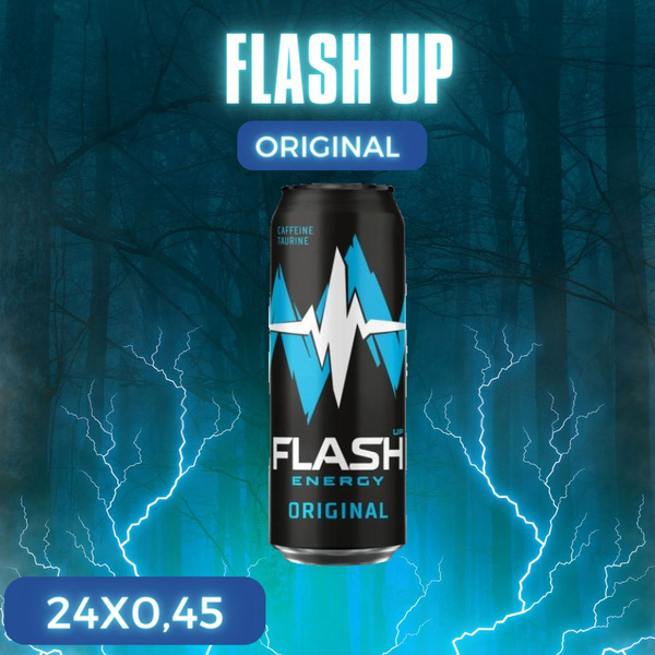 Энергетический напиток Flash Up Energy Original, 24 банок - купить с ...