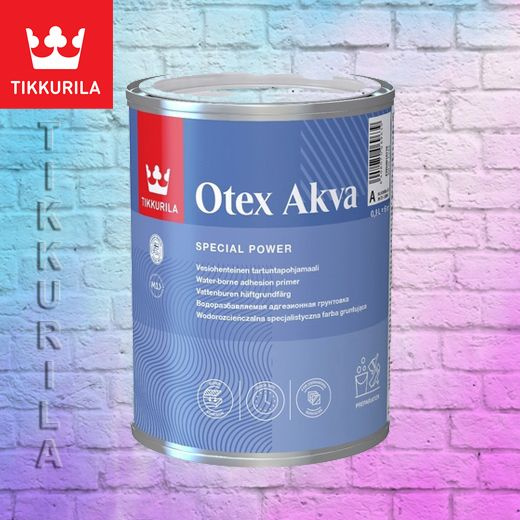 Адгезионная грунтовка Tikkurila Otex Akva / Тиккурила Отекс на водной ...