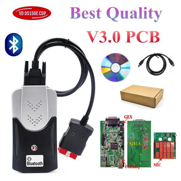Характеристики DS150 V3 Новый VCI 150E CDP TSC,с функцией Bluetooth ...