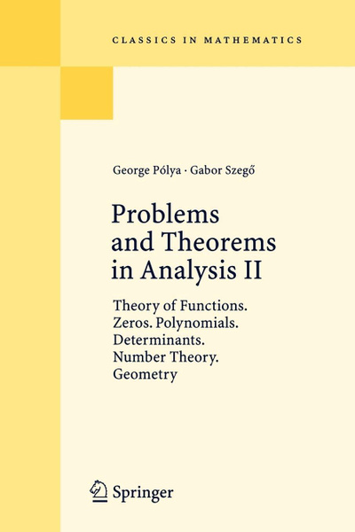 Problems and Theorems in Analysis II - купить с доставкой по выгодным ценам в интернет-магазине ...