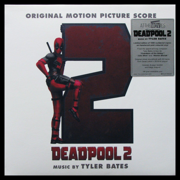 LP Tyler Bates - Deadpool 2 (coloured vinyl, + booklet) (винил) (342750 ...