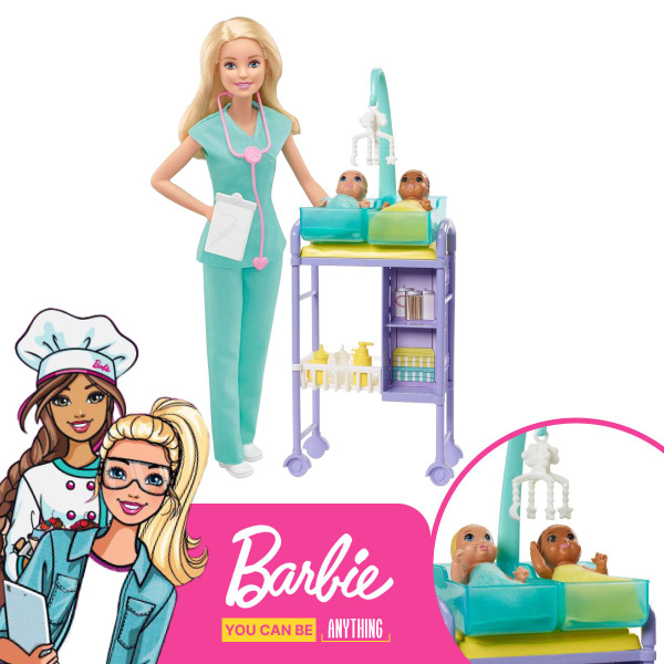 Характеристики Кукла Barbie Професии GKH23/DHB63 доктор - педиатр ...