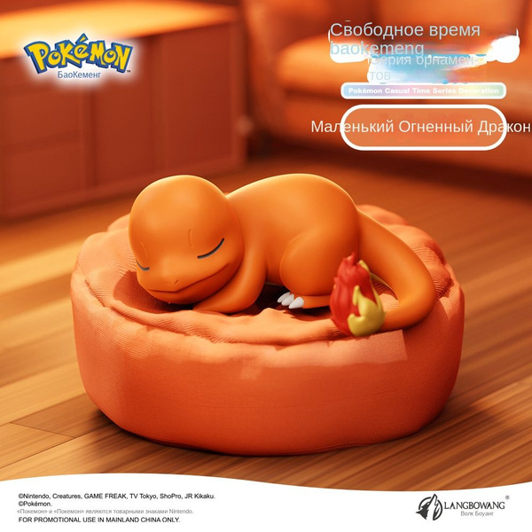 6 стилей, фигурки Pokemon Pikachu Meowth Slowpoke Rowlet Charmander ...