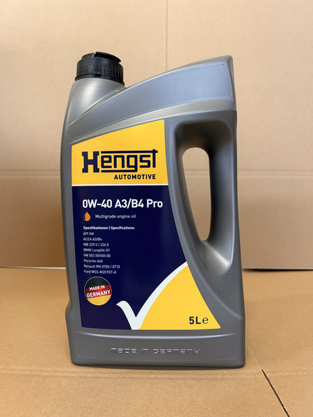 Масло моторное Hengst 0W-40 Синтетическое - купить в интернет-магазине ...