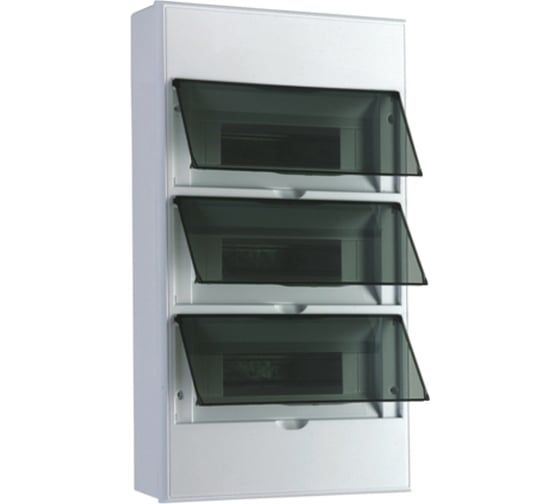 Распределительный навесной щит KRANZ на 36 модулей ЩРН-П-36 IP41 пластик KR-11-0336 - купить по ...