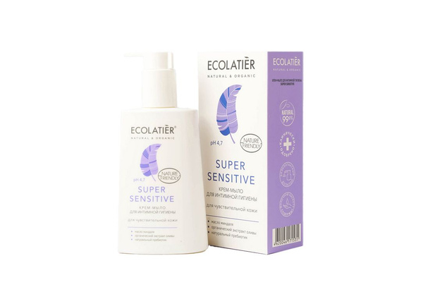 Ecolatier Средство для интимной гигиены 250 мл - купить с доставкой по выгодным ценам в интернет ...