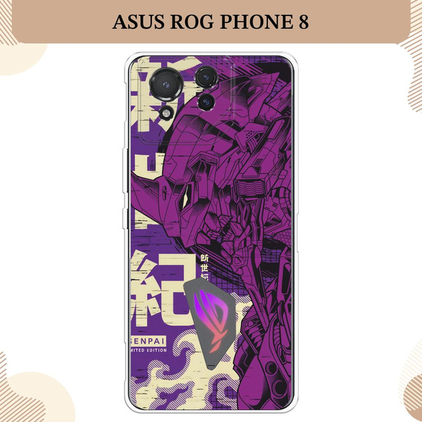 Силиконовый чехол на Asus ROG Phone 8 / Асус Рог Фон 8 аниме Евангелион ...