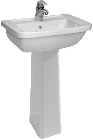 Раковина VitrA Form 300 9602B003 c пьедесталом, белый купить по ...