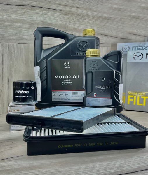 Комплект оригинальных фильтров для ТО Mazda 6 с маслом 5W-30 ( III ...